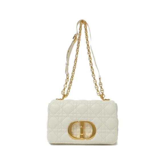 Dior | Bags | Christian Dior Caro Small Shoulder Bag Ivory Calf | Poshmark